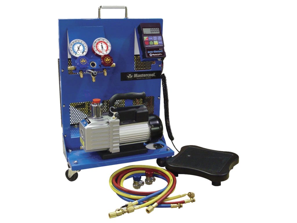 Mastercool 91580-B Single Stage Charging Station | TEquipment