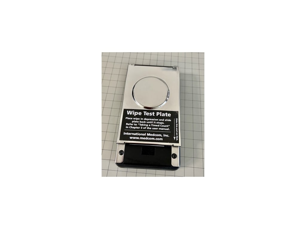 Medcom Wipe Test Plate - Inspector Alert Radiation Wipe Test Plate ...