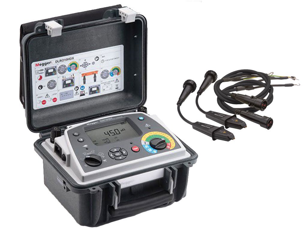 Megger DLRO-10HDX-DH4C - Digital Low Resistance Ohmmeter, 10A | TEquipment