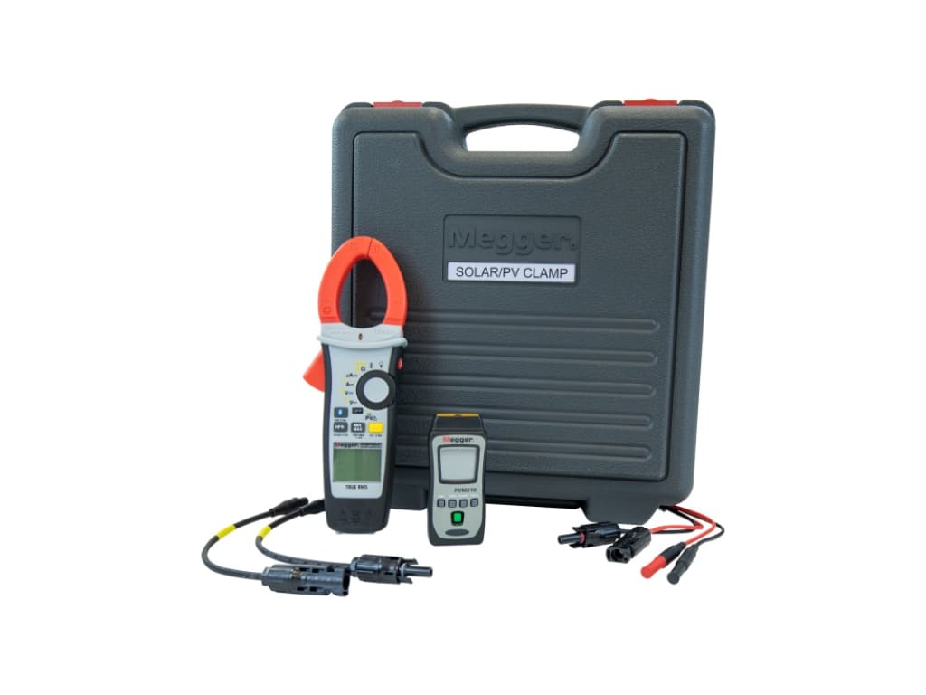 Megger PVK350 - Photovoltaic Test Kit (irradiance meter, solar clamp ...