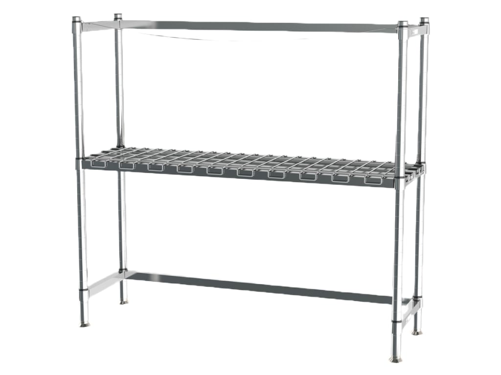 Metro KR365DC - HD Super Beer Keg Handling Rack, 1 Dunnage Shelf, 6 ...