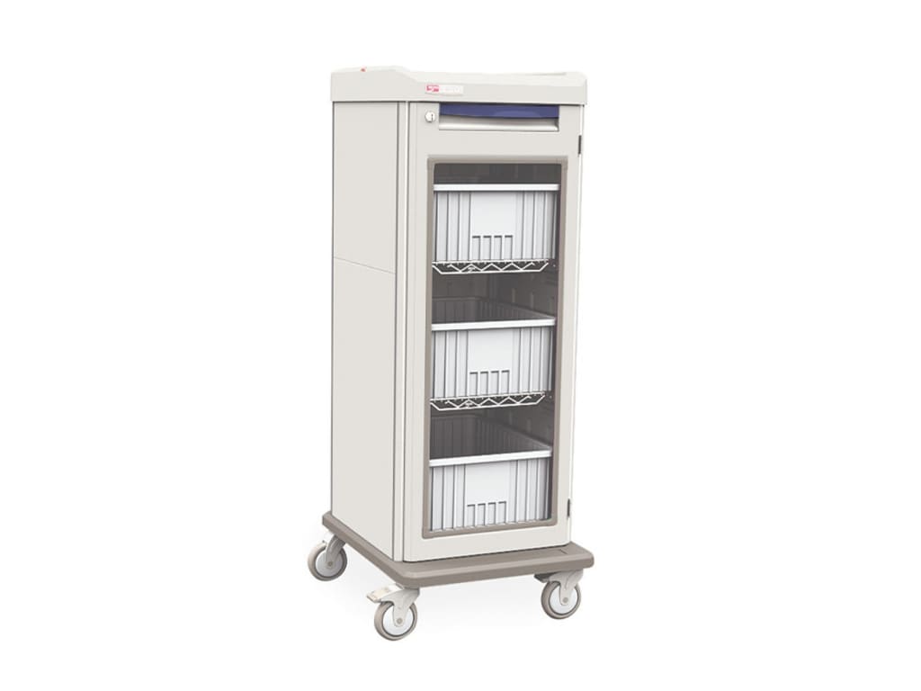 Metro SXRSIVSTOR - Starsys Secure IV Cart, Single-Wide, Polymer ...