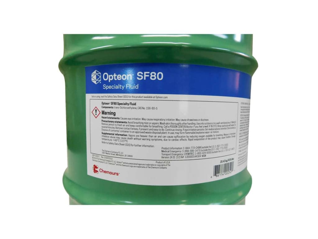 MicroCare SF80D - Opteon SF80 Specialty Fluid, Clear, 55 Gallon ...
