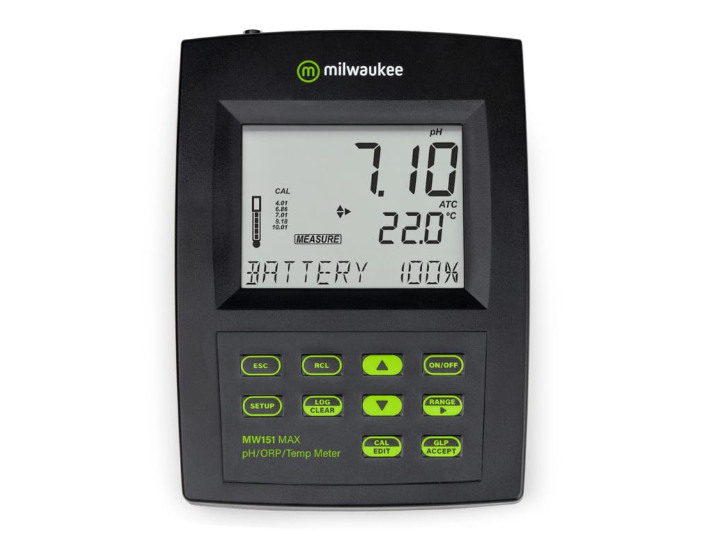 Milwaukee MW151-US - MAX pH/ORP/Temp Bench Meter | TEquipment