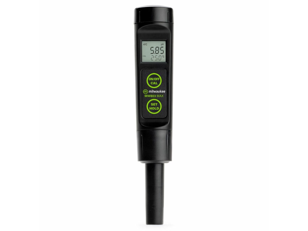 Milwaukee MW803 - MAX Waterproof Low Range 4-in-1 pH/EC/TDS/Temp Tester ...