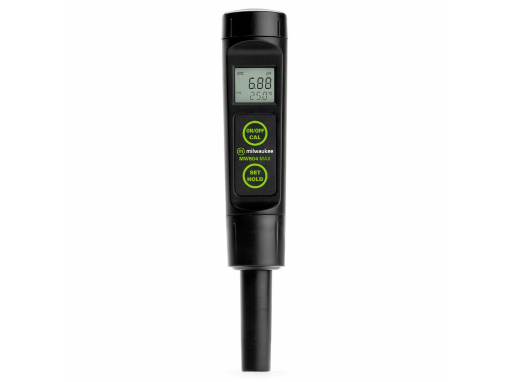 Milwaukee MW804 - MAX Waterproof 4-in-1 pH/EC/TDS/Temp Tester w ...