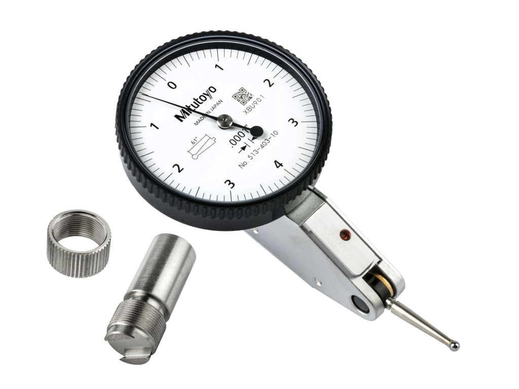 Mitutoyo 513-403-10E - Dial Test Indicator, Horizontal Type, Inch ... Mitutoyo 513-403-10E - Dial Test Indicator, Horizontal Type, Inch ...
