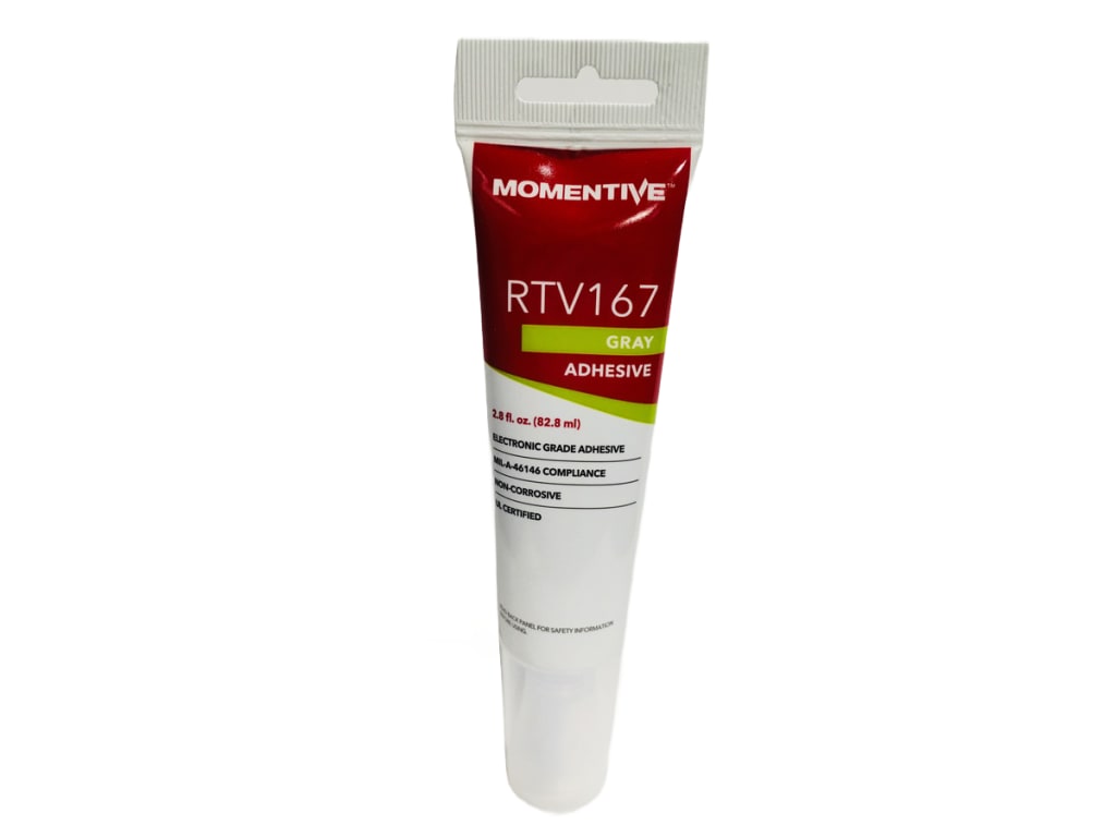 Momentive RTV167-Tube - Adhesive Sealant, 2.8oz, Grey GE | TEquipment