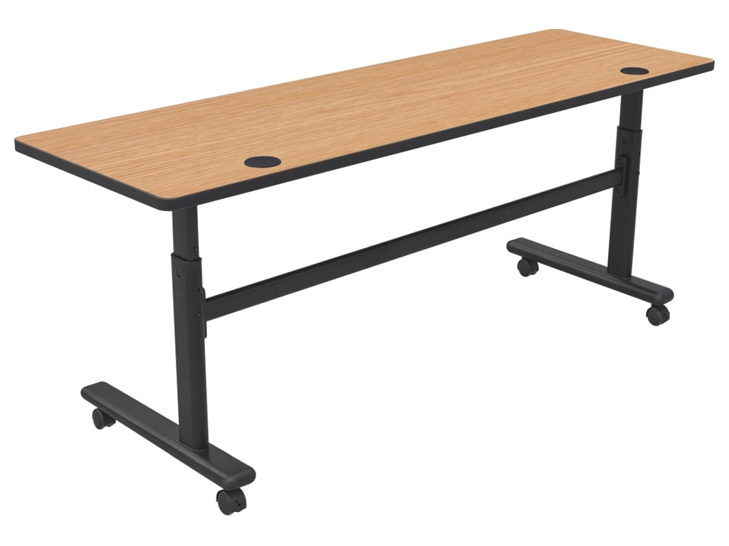 MooreCo balt 90180 - Height Adjustable Flipper Table - 6ft x 2ft ...
