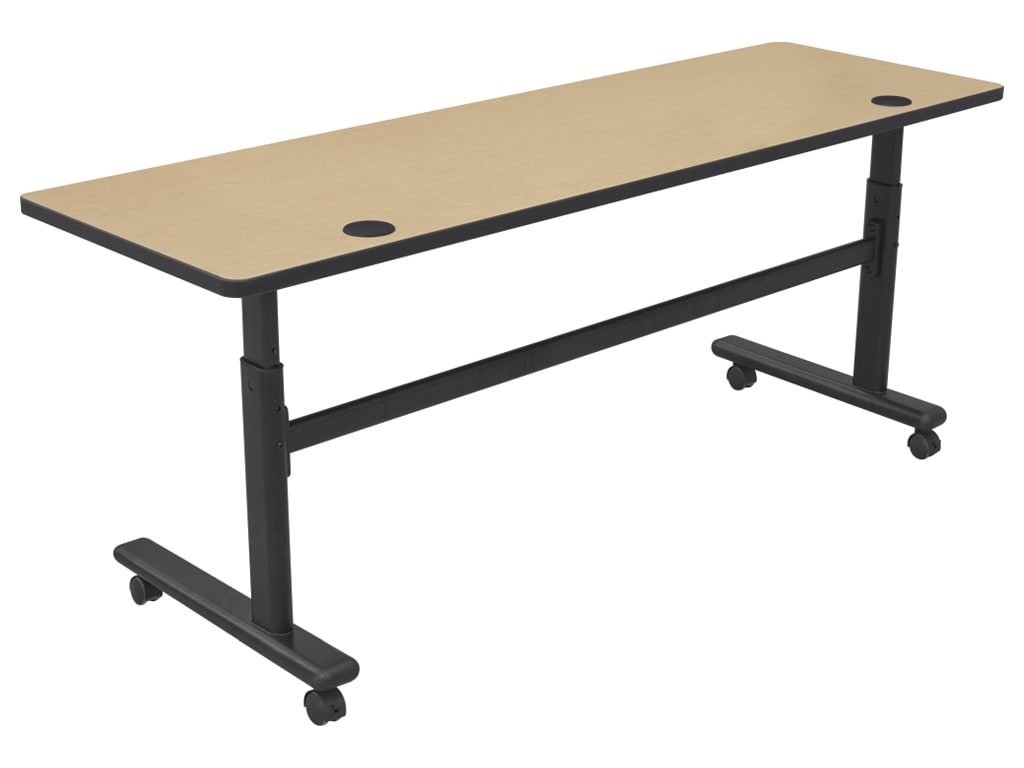 MooreCo balt 90180 - Height Adjustable Flipper Table - 6ft x 2ft ...