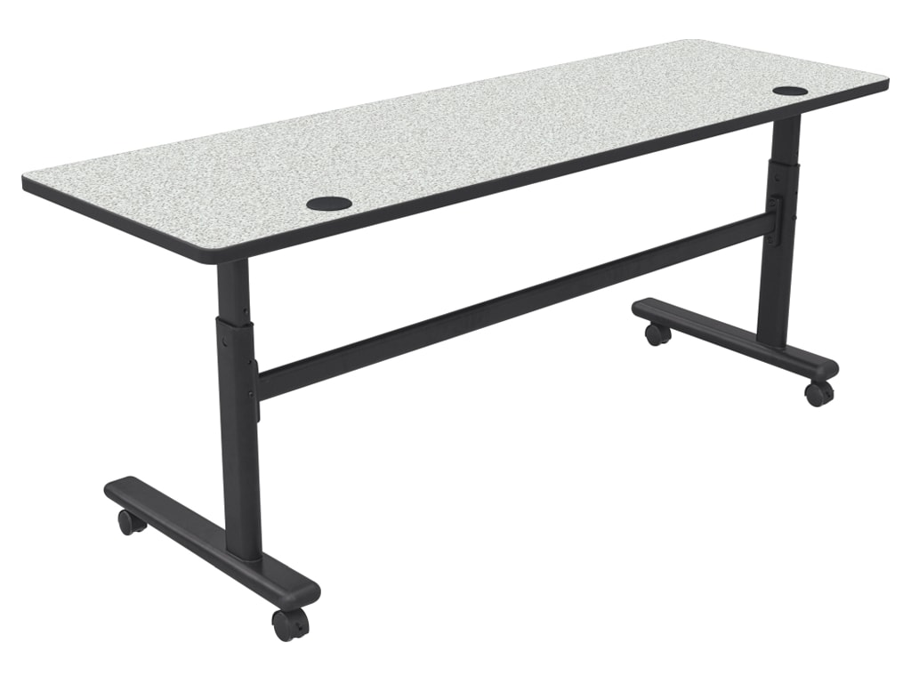 MooreCo balt 90180 - Height Adjustable Flipper Table - 6ft x 2ft ...