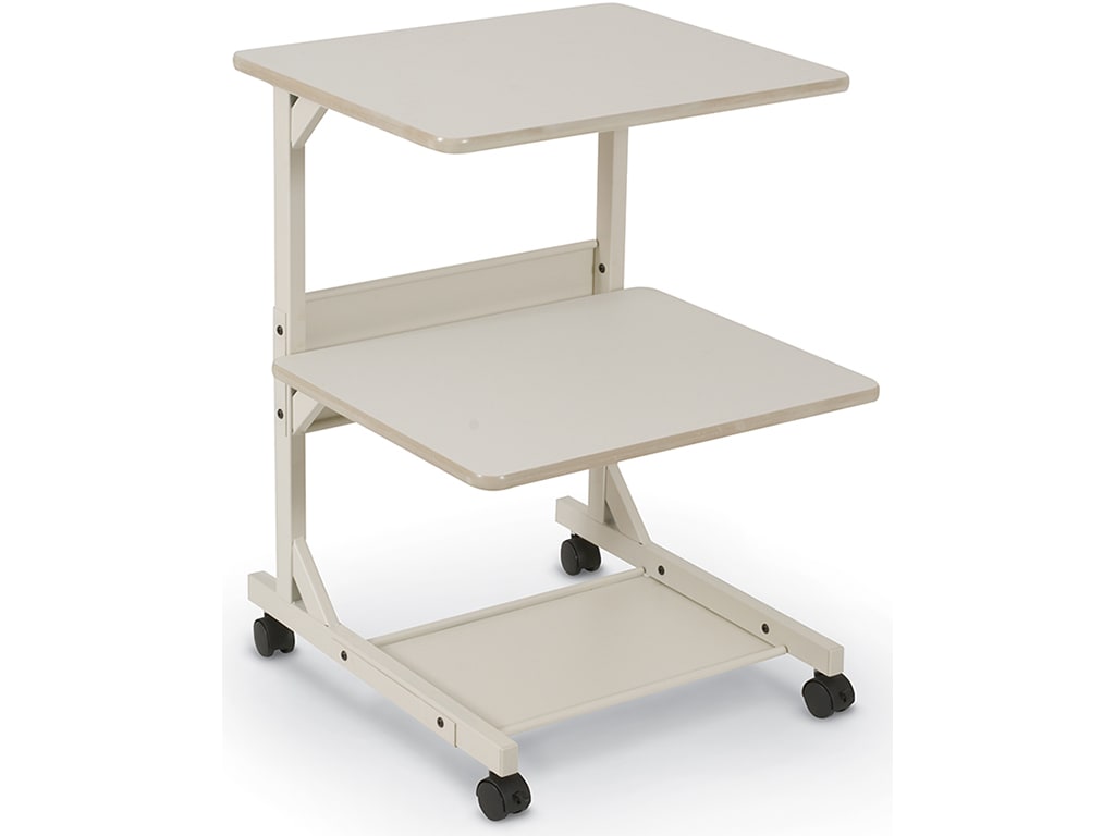 MooreCo balt 23701 Dual Laser Mobile Printer Stand - Gray | Touchboards