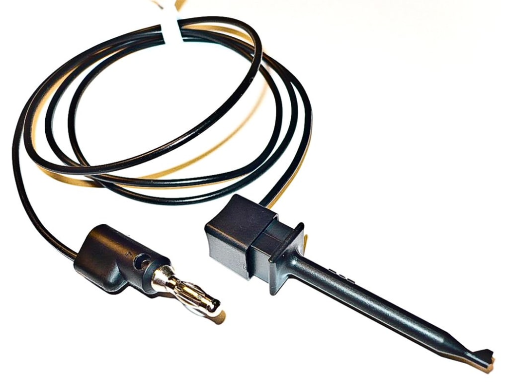 Mueller Electric BU-1120-A-36-0 Black Mini-Plunger to Stackable Banana ...