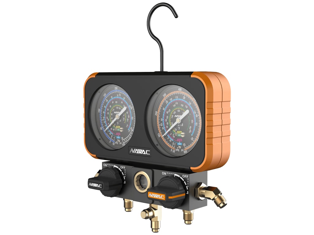 NAVAC N2A4A - Manifold Gauge (R32 Compatible) | TEquipment