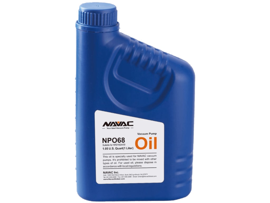 vacuum pump oil grade