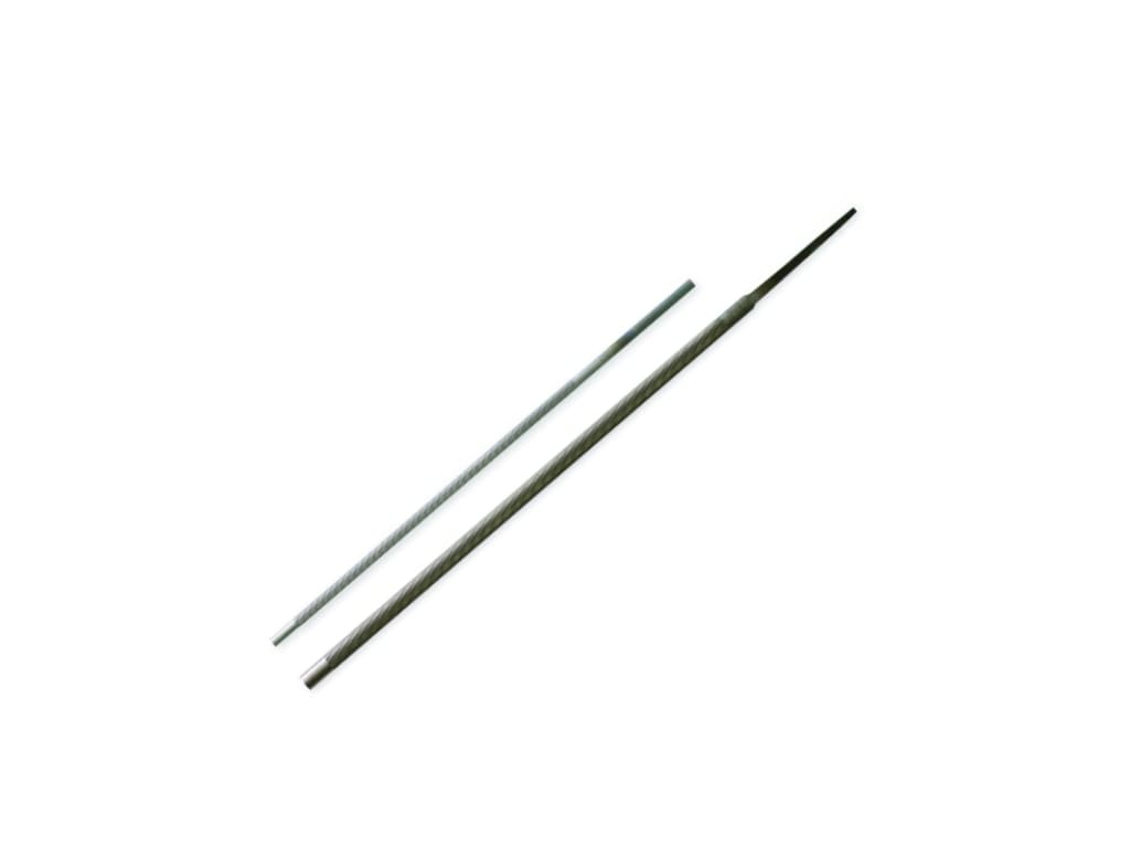 Crescent Nicholson T01888 - Chainsaw File, 7/32" x 8", Round Knurl Cut ...