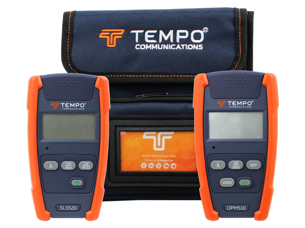 Tempo MM DUAL KIT - Includes OPM510 Power Meter and SLS525 Light Source ...