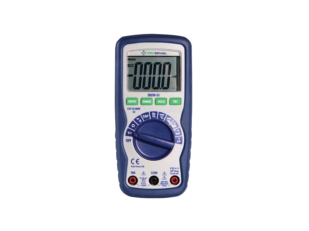 Oakton WD-20250-51 Digi-Sense Compact Digital Multimeter, Auto Ranging ...
