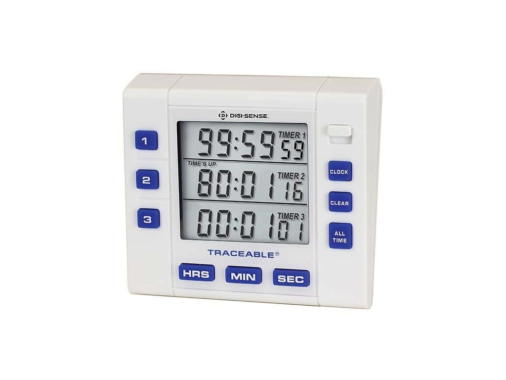 Oakton WD-94411-10 Digi-Sense Traceable Triple-Display Clock/Timer | TEquipment