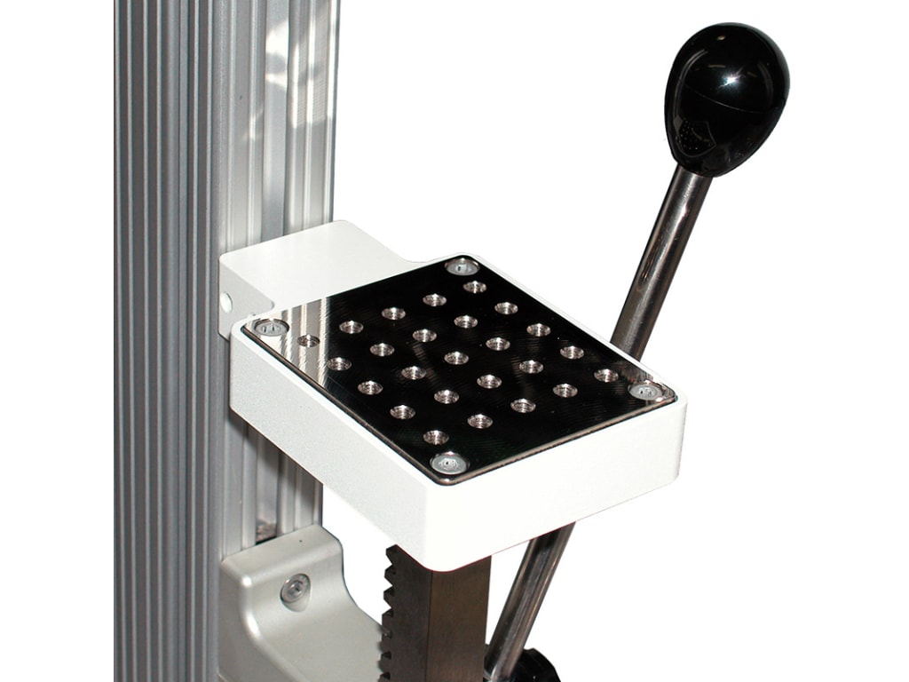 Mark-10 TSA750H - Test stand, lever-operated, 750 lbF, horizontal ...