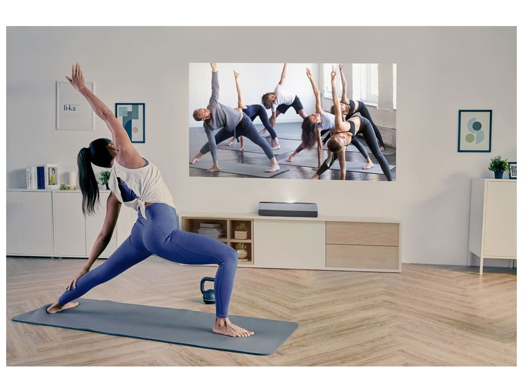 Optoma CINEMAX-P2B - Ultra Short Throw Laser Projector, 4K UHD 3000 ...