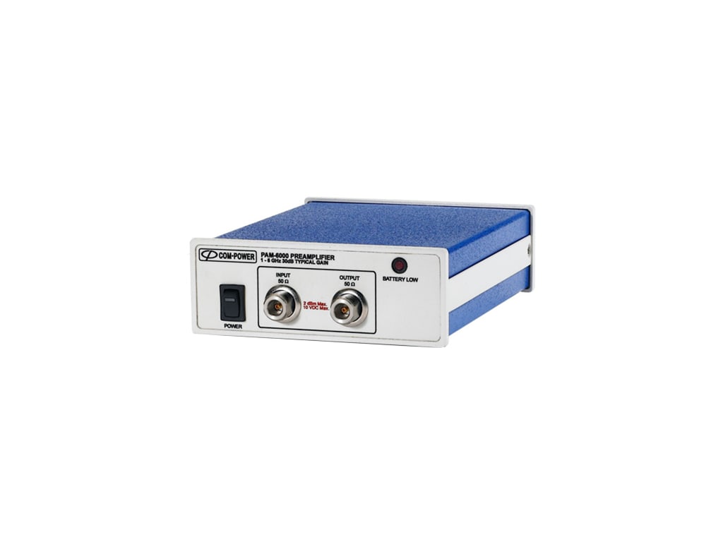 Com-Power PAM-6000 - Preamplifier, 1 GHz to 6 GHz, 30 dB gain | TEquipment