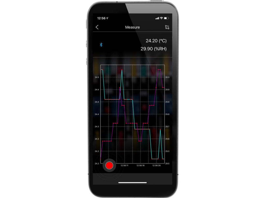 PCE PCE-555BT - Handheld Environmental Climate Meter with Bluetooth ...