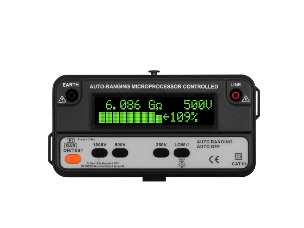 PCE Instruments PCE-IT 120 - Insulation Tester (2 – 8 Giga Ohms ...