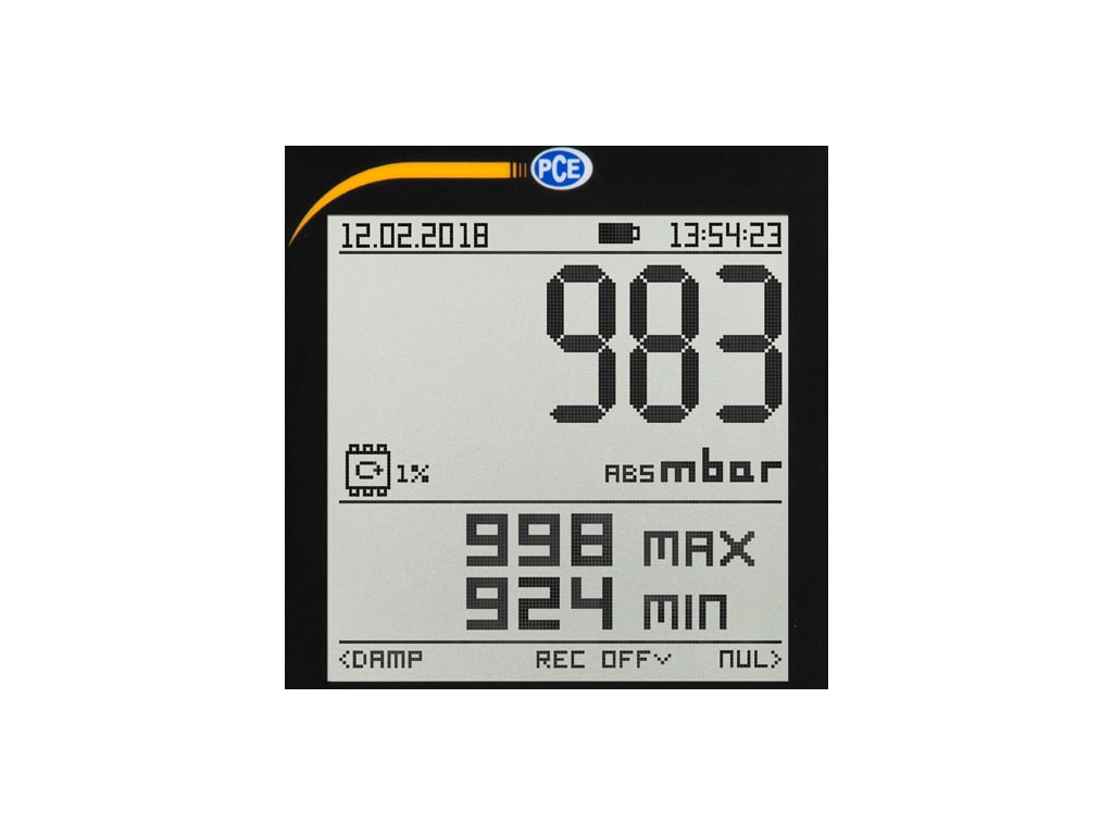 PCE Instruments PCE-PDA A100L - Manometer (0 – 200 kPa) with Absolute ...