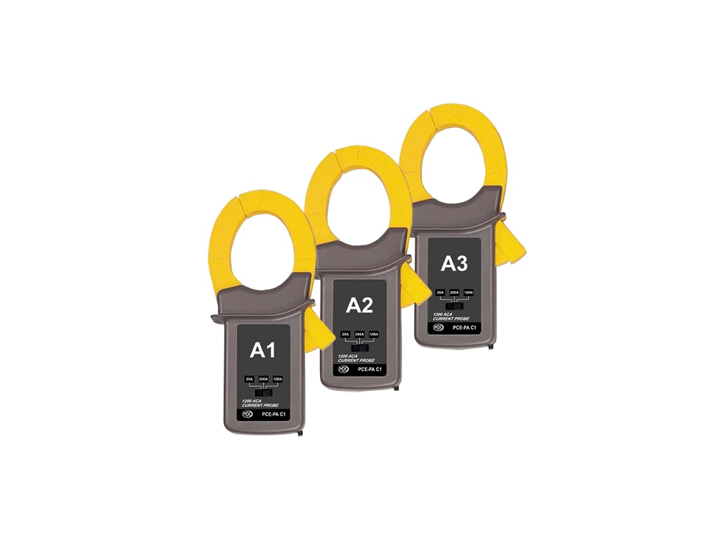 PCE Instruments PCE-PA 8300-1 - Power Meter with 3 Current Clamps (600 ...