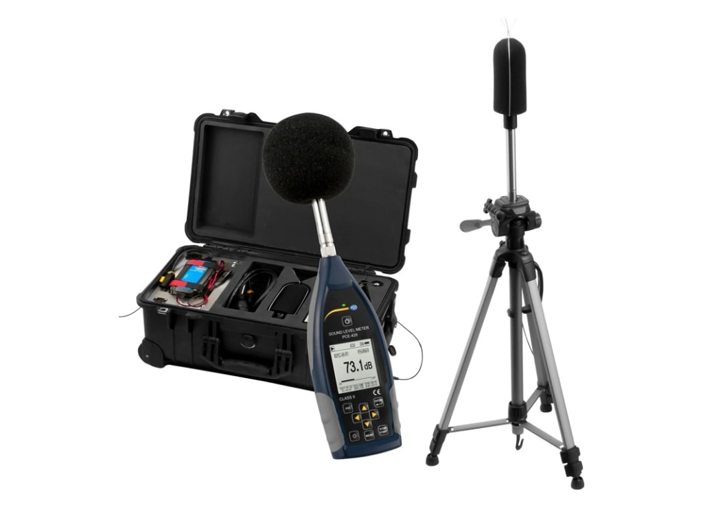 PCE PCE-428-EKIT-US - Class 2 Sound Level Meter Package with Tripod ...