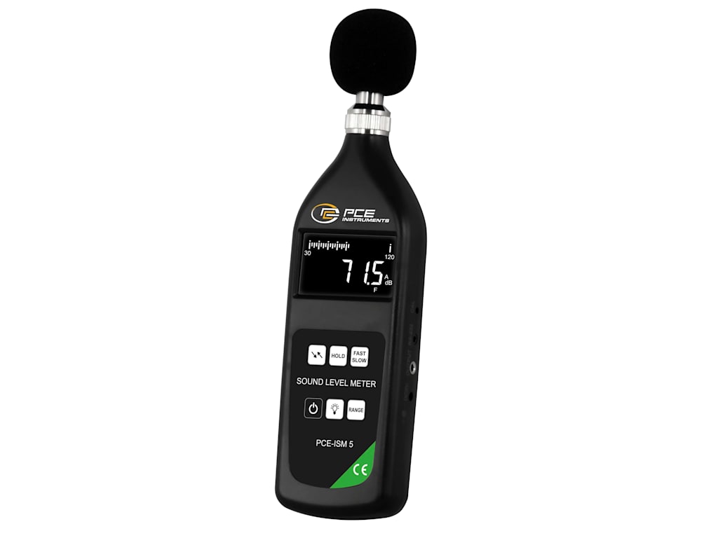 PCE PCE-ISM 5 - Noise Meter (Frequency weighting A, C and Z / display ...