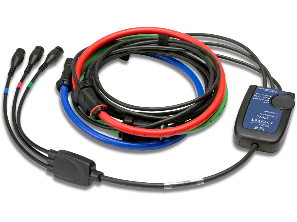 Pico TA325 - 30/300/3000A AC 3-Phase Flex Current Probe with BNC ...