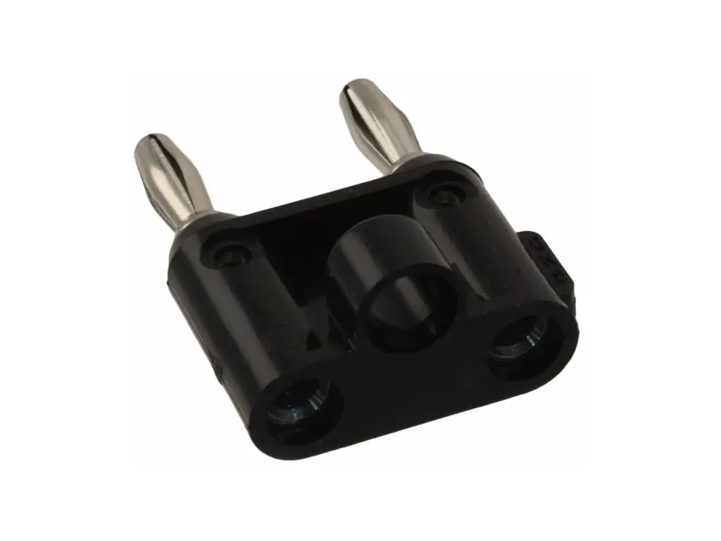 Pomona MDP-0 - Stackable Double Banana Plug with Cable Guide ...