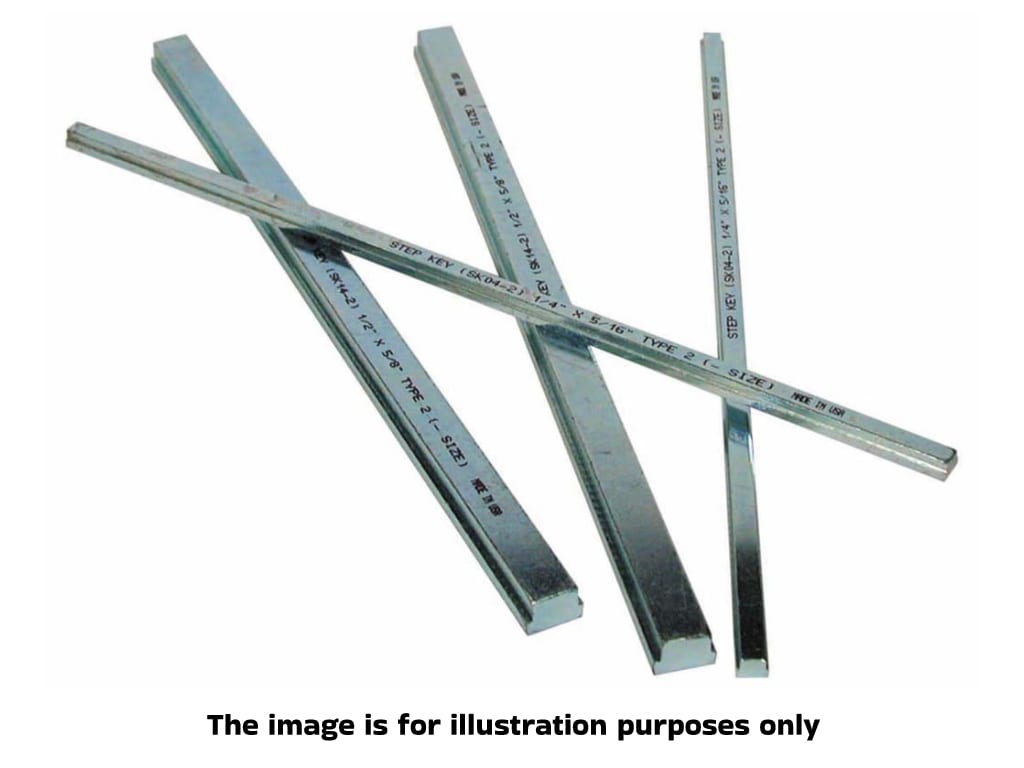 Precision Brand 15826 - 3/4″ X 3/8″ X 1″ X 1/2″ Step Keystock, Type 2 ...