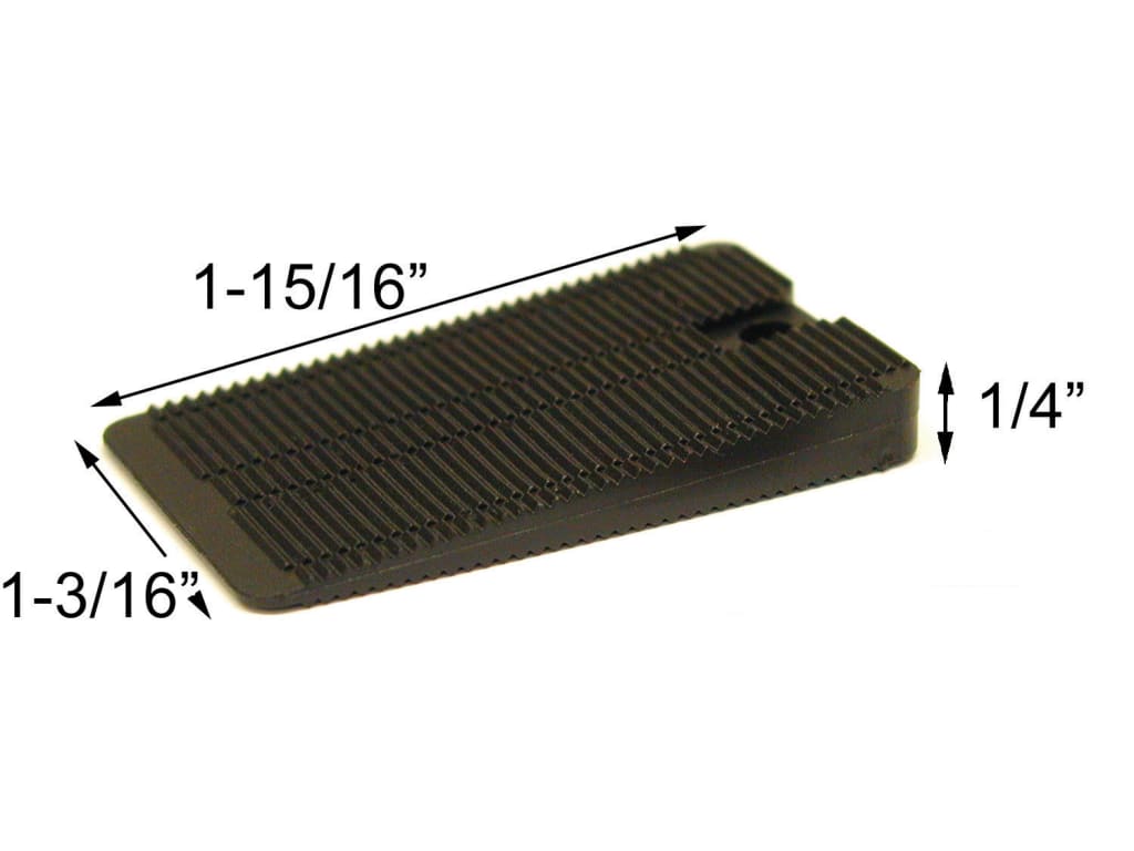 Precision Brand 48615 Wedgies Rigid Black Shims, Bulk - 1000/P | TEquipment