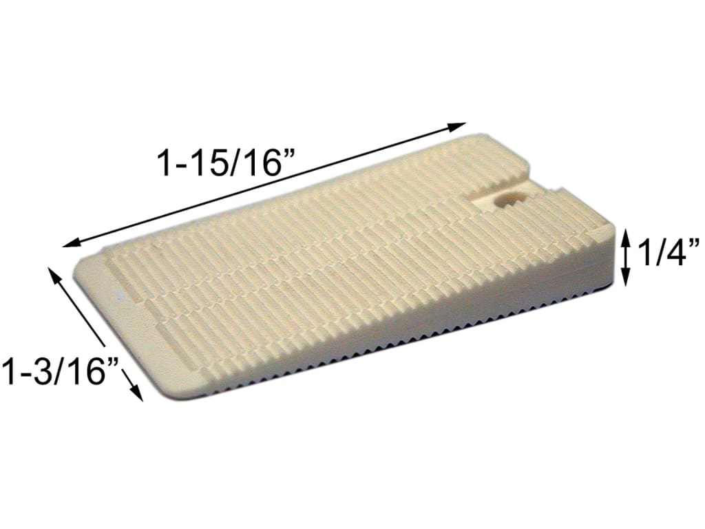 Precision Brand 48815 Wedgies Flexible White Installation Shim, Bulk ...