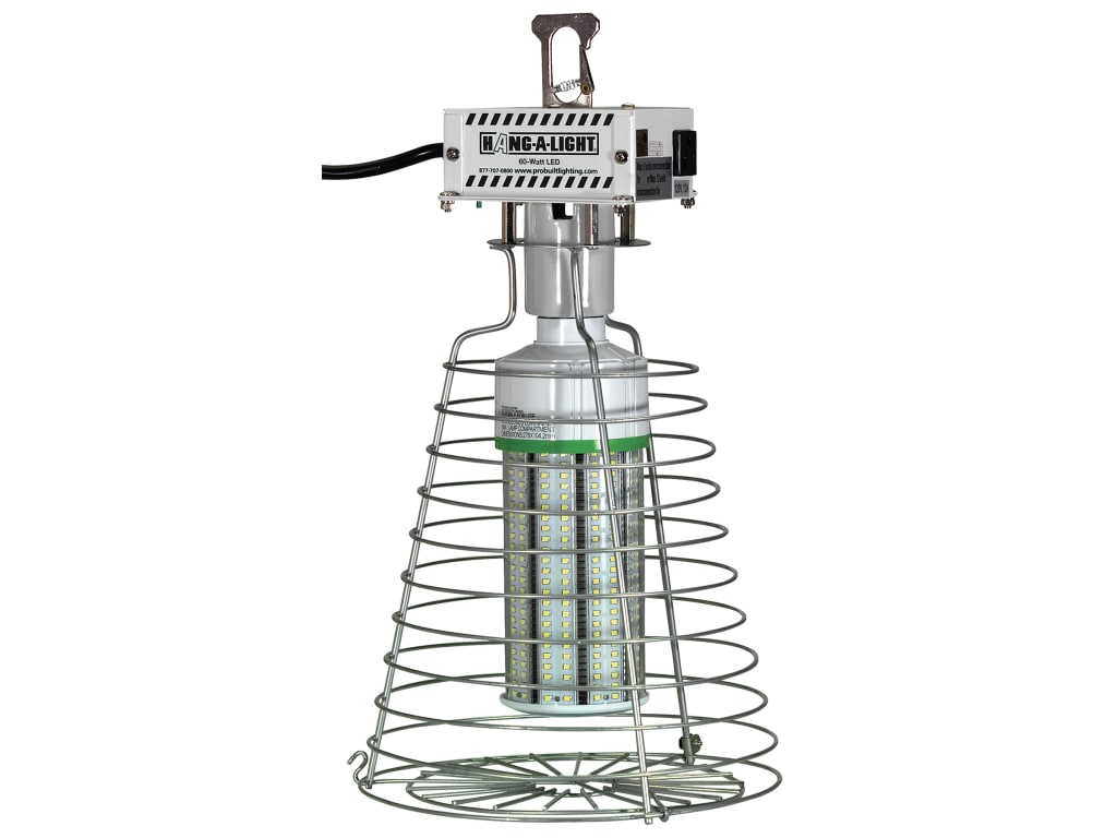 ProBuilt 111060LED - Hang-A-Light LED Temporary Area Work Light, 60W ...