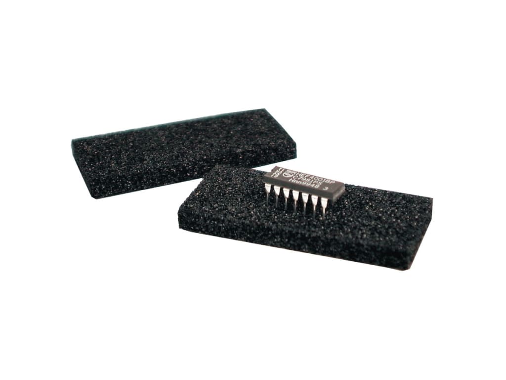 Protektive Pak 37645 - Lead Insertion Conductive Foam, 1/4" x 6-3/4" x ...