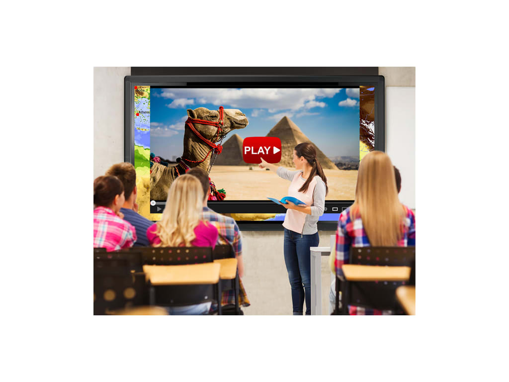QOMO Journey 85 4K LED Interactive Multi-Touch Display, 85-inch, 10 ...