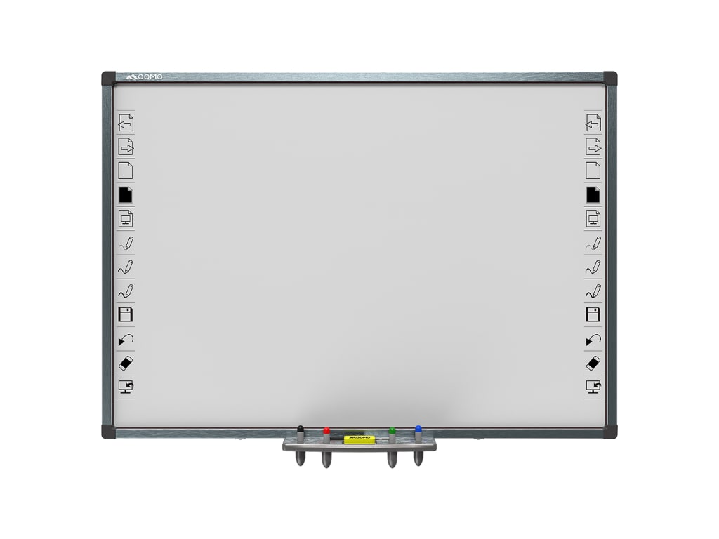 QOMO QWB388 F1 - IR Interactive Whiteboard, 16:10, Painted Steel ...