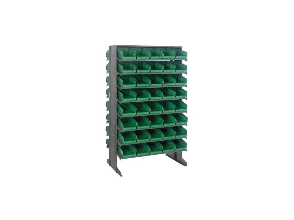 Quantum Storage Systems QPRD-102GN - Economy 4" Shelf Bin Sloped Double ...