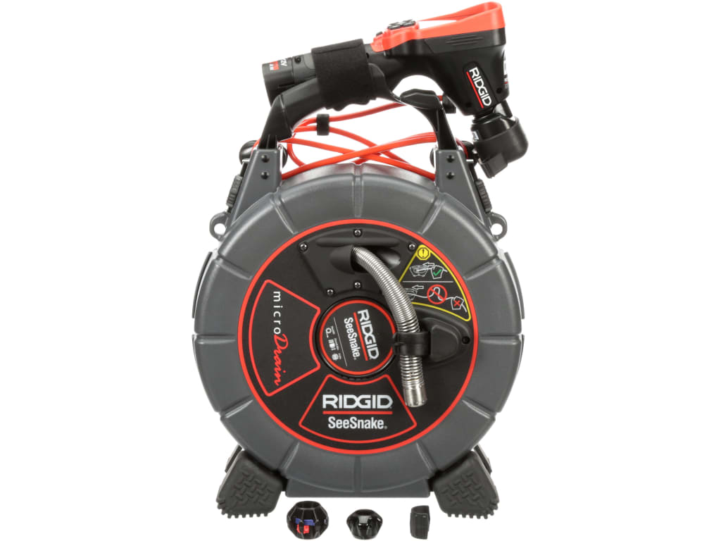 RIDGID MICRODRAIN D65S SYST 350 - SeeSnake MicroDrain D65S Camera, Reel ...