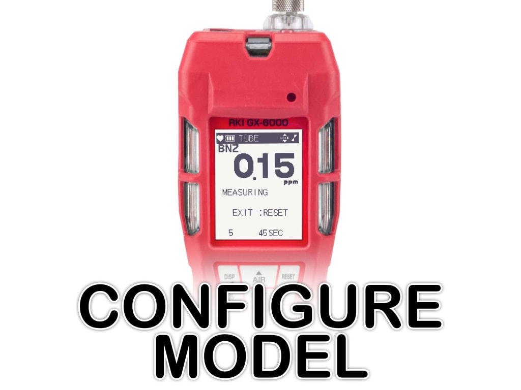 RKI GX-6000 Up to 6 Gas Detector with Sample Draw with PID and Super ...