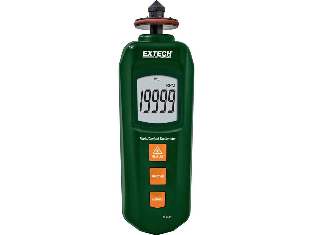 Extech Rpm40, Pocket Contact And Laser Photo Tachometer | TEquipment