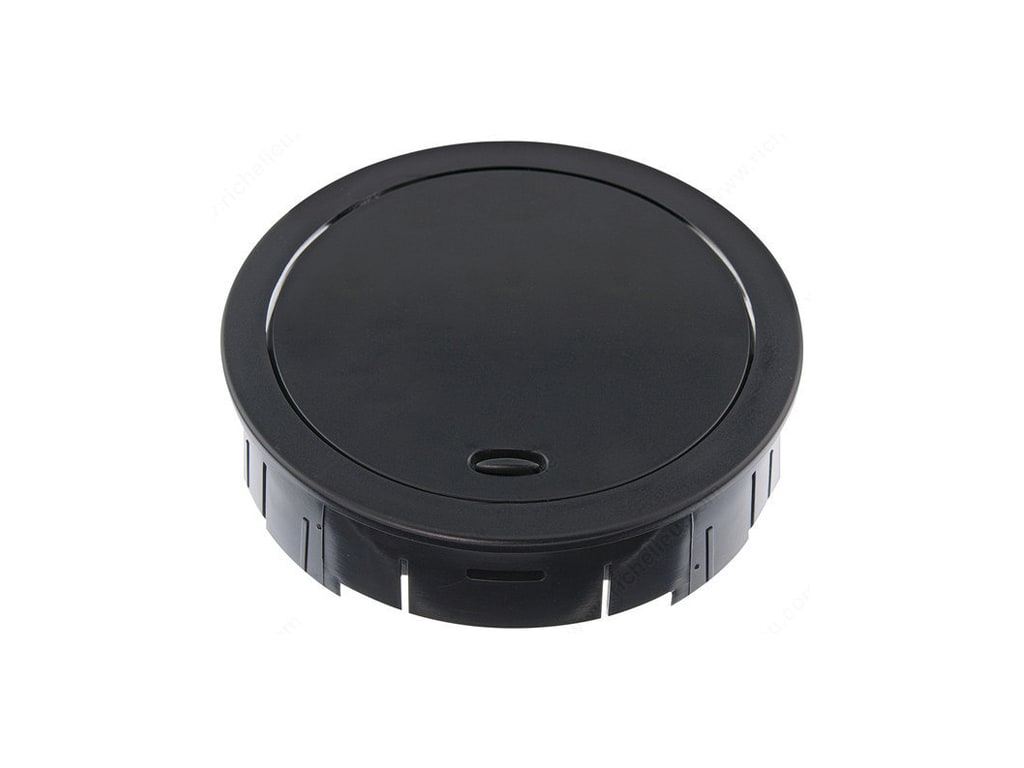 Richelieu 100213090 Round Power Station with 3 Outlets & 2 USB Ports ...