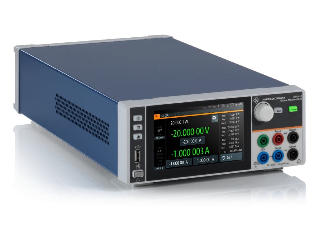 Rohde and Schwarz NGU411 - Four Quadrant Source Measure Unit (-20V to ...