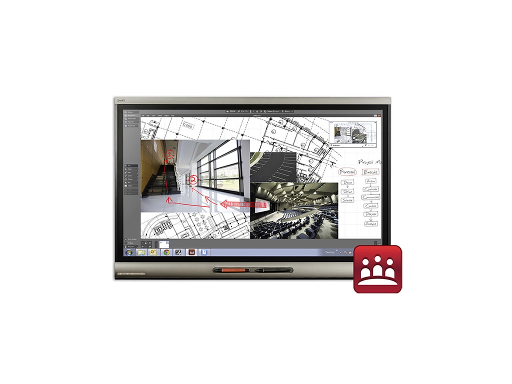 SMARTBOARD SBID8065i-G5-SMP-V2 65-inch Interactive Flat Panel with ...