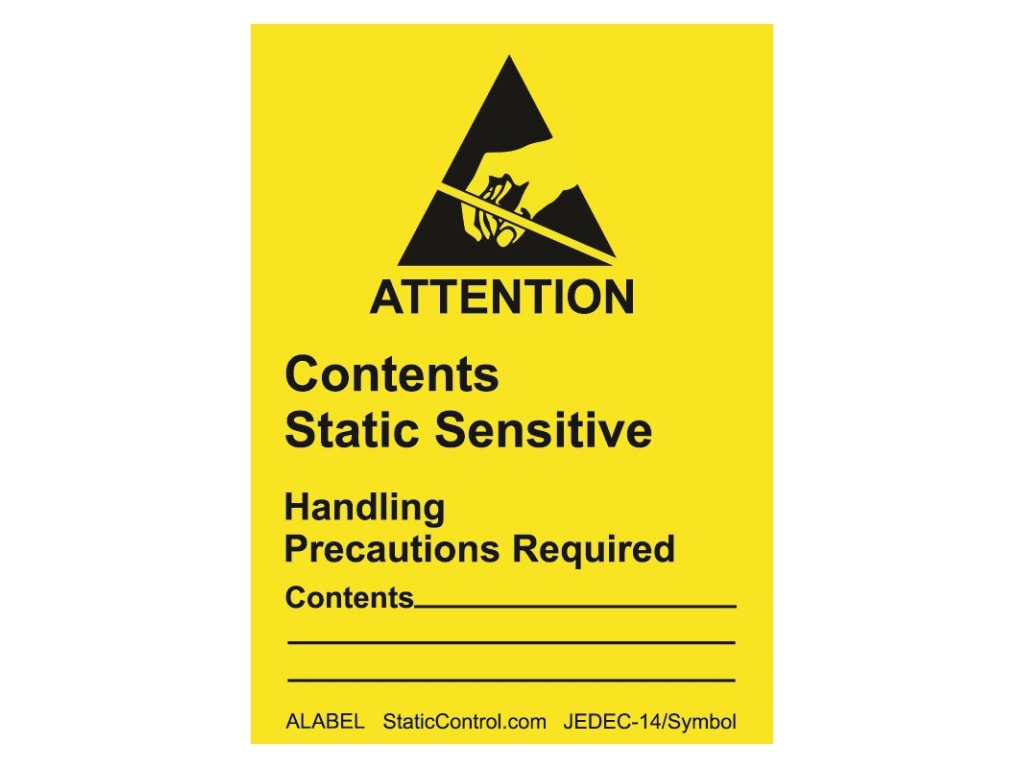 SCS ALABEL - Attention Label, RS-471, 500/Roll | TEquipment