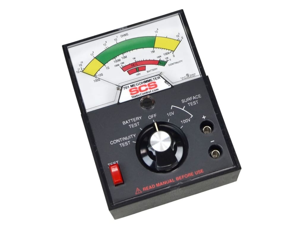 SCS 701-M - Analog Surface Resistance Megohmmeter (Meter Only) | TEquipment